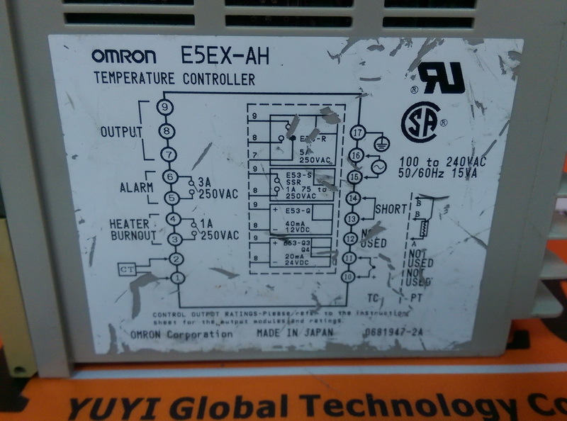 OMRON E5EX-AH TEMPERATURE CONTROLLER - 裕益科技自動化設備可程式編碼器PLC分散式控制系統DCS